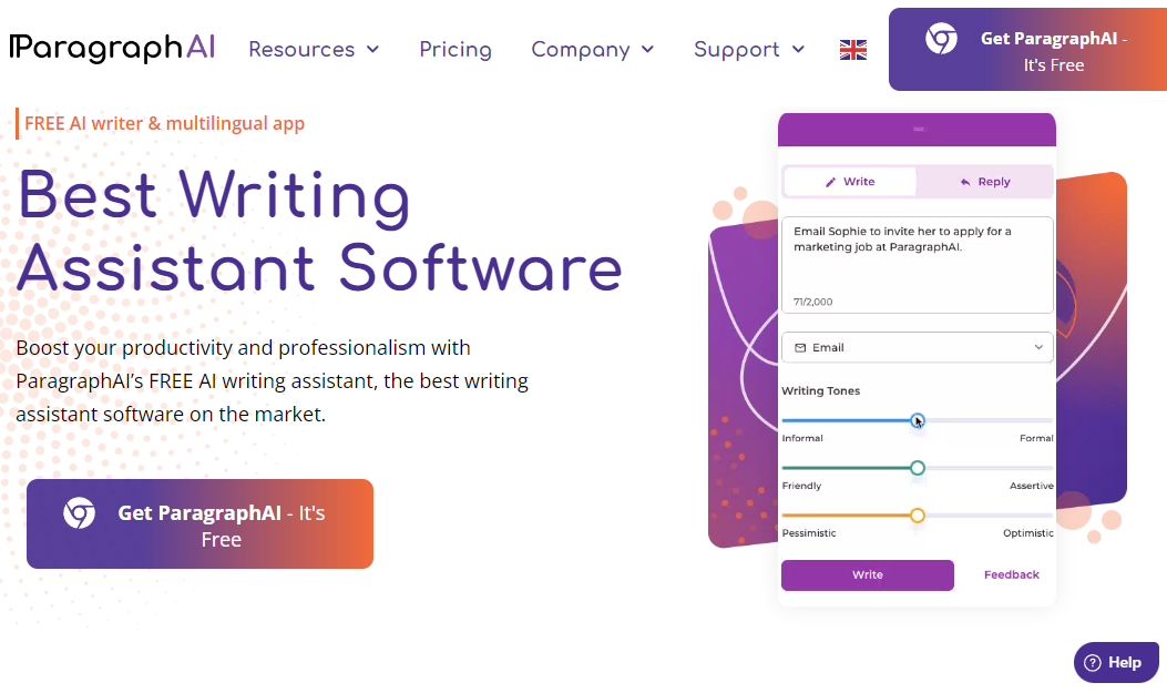 AIライティングツール「ParagraphAI」の評判は？概要や機能を解説